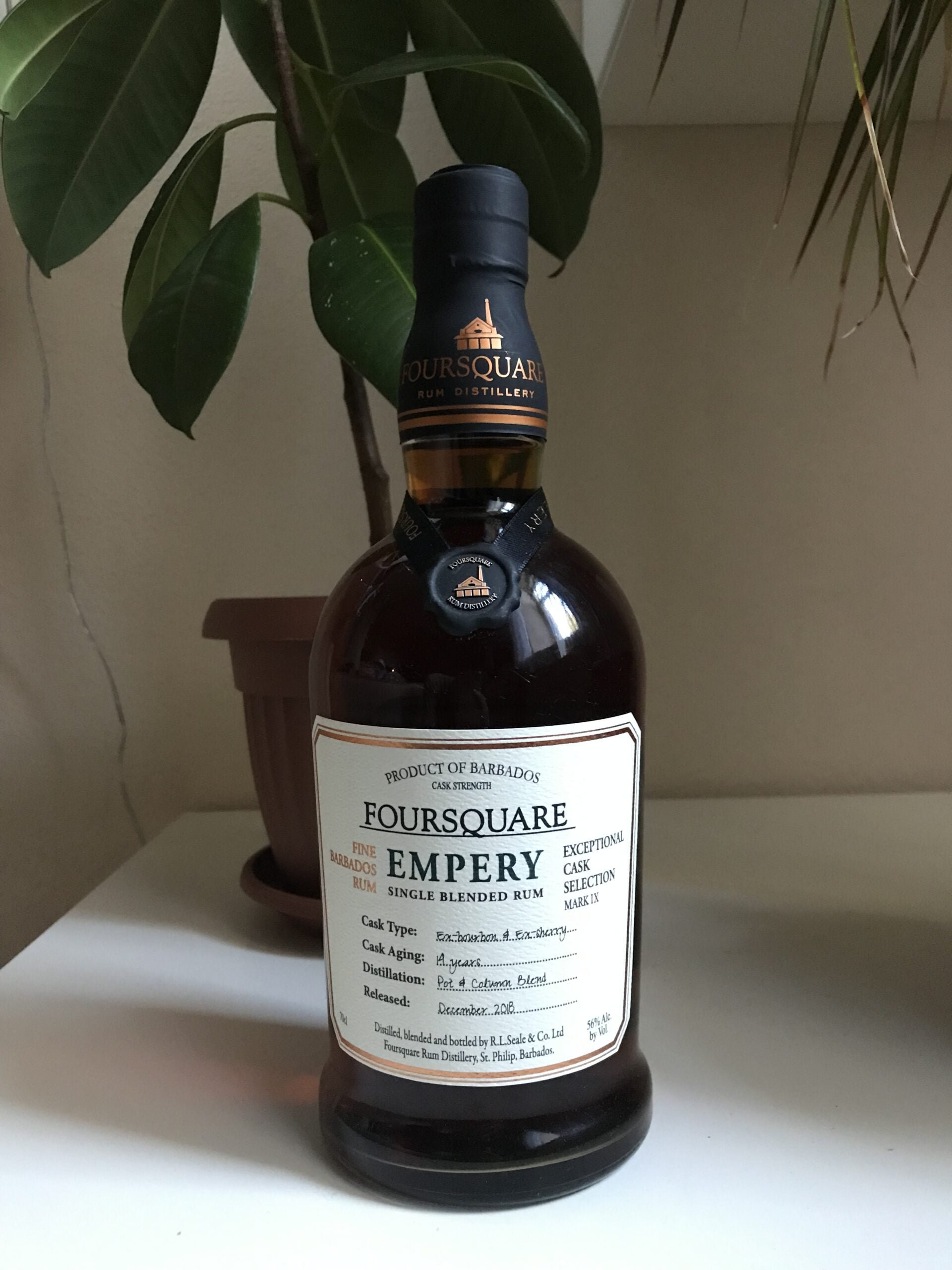 Foursquare Empery Exceptional Casks 14y 0,7l 56% investiční alkohol na ...