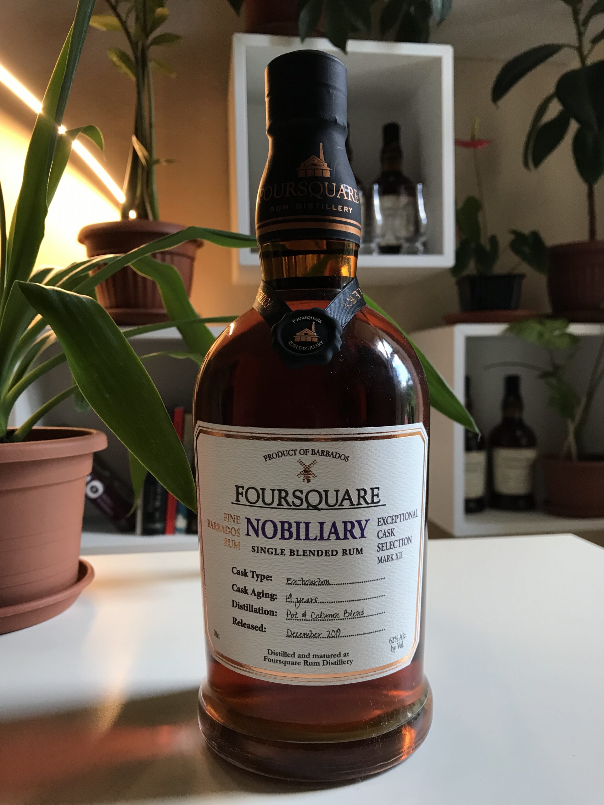 Foursquare Nobiliary 14y 0,7l 62% investiční alkohol na prodej ...