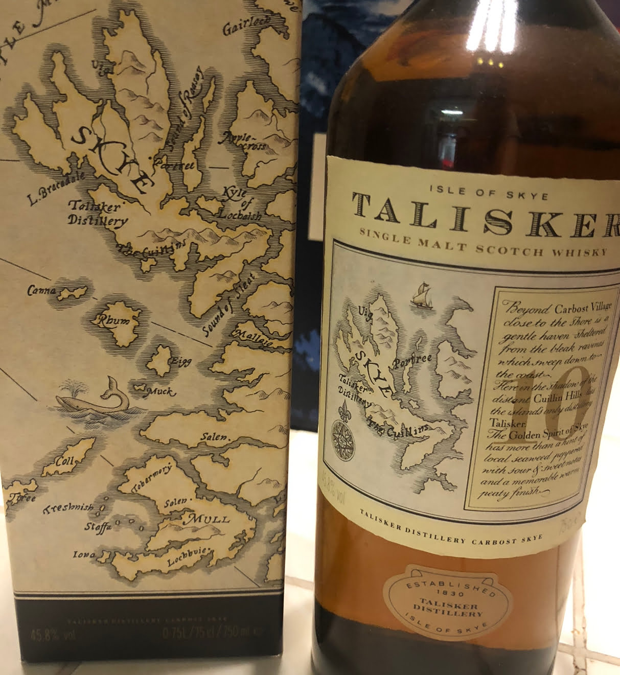 Talisker map investiční alkohol na prodej - Alkobazar.cz
