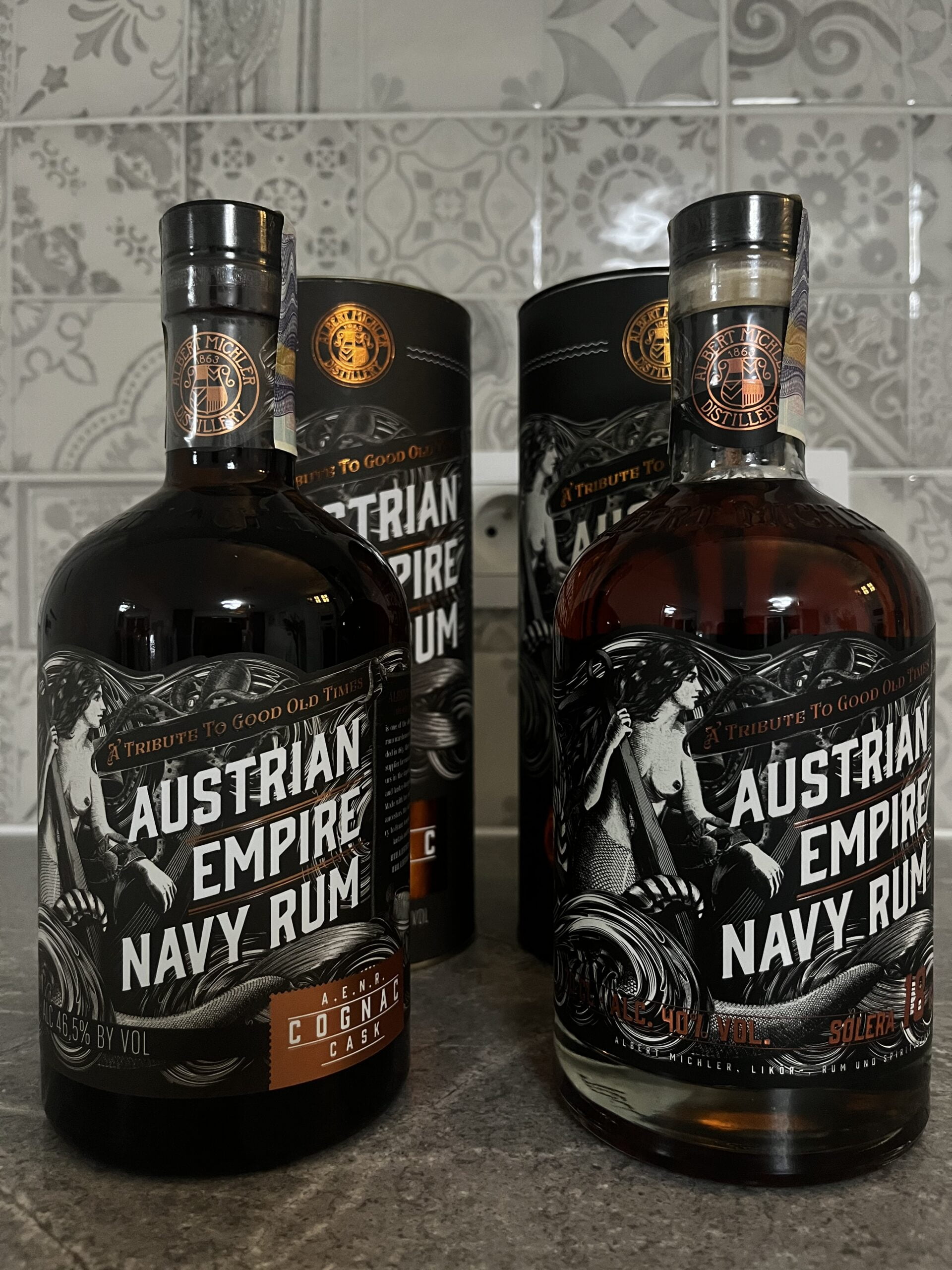 Austrian Empire Navy Rum Cognac Cask investiční alkohol na prodej ...