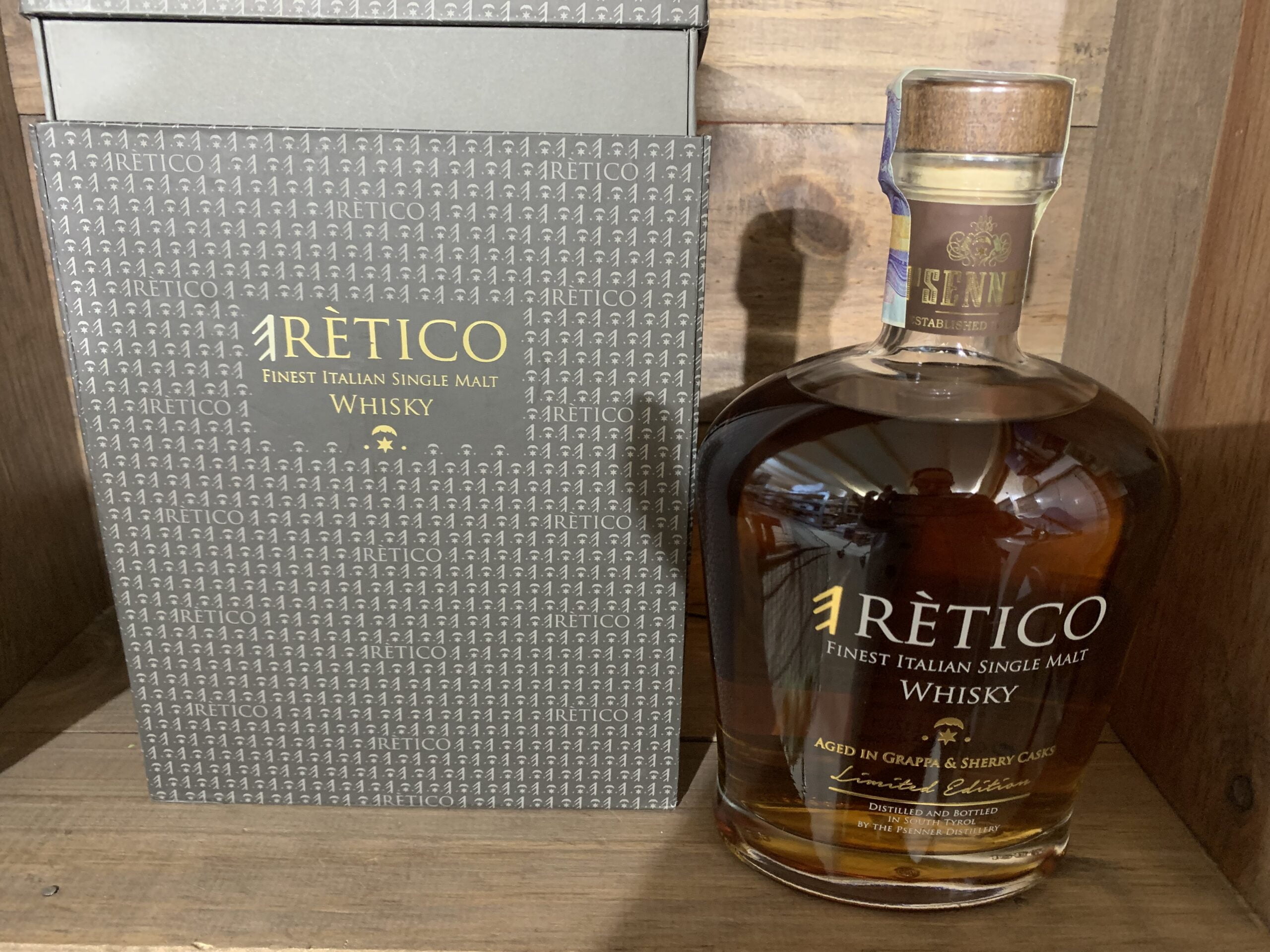 Psenner Rético italian whisky 0,7l 43% investiční alkohol na prodej ...