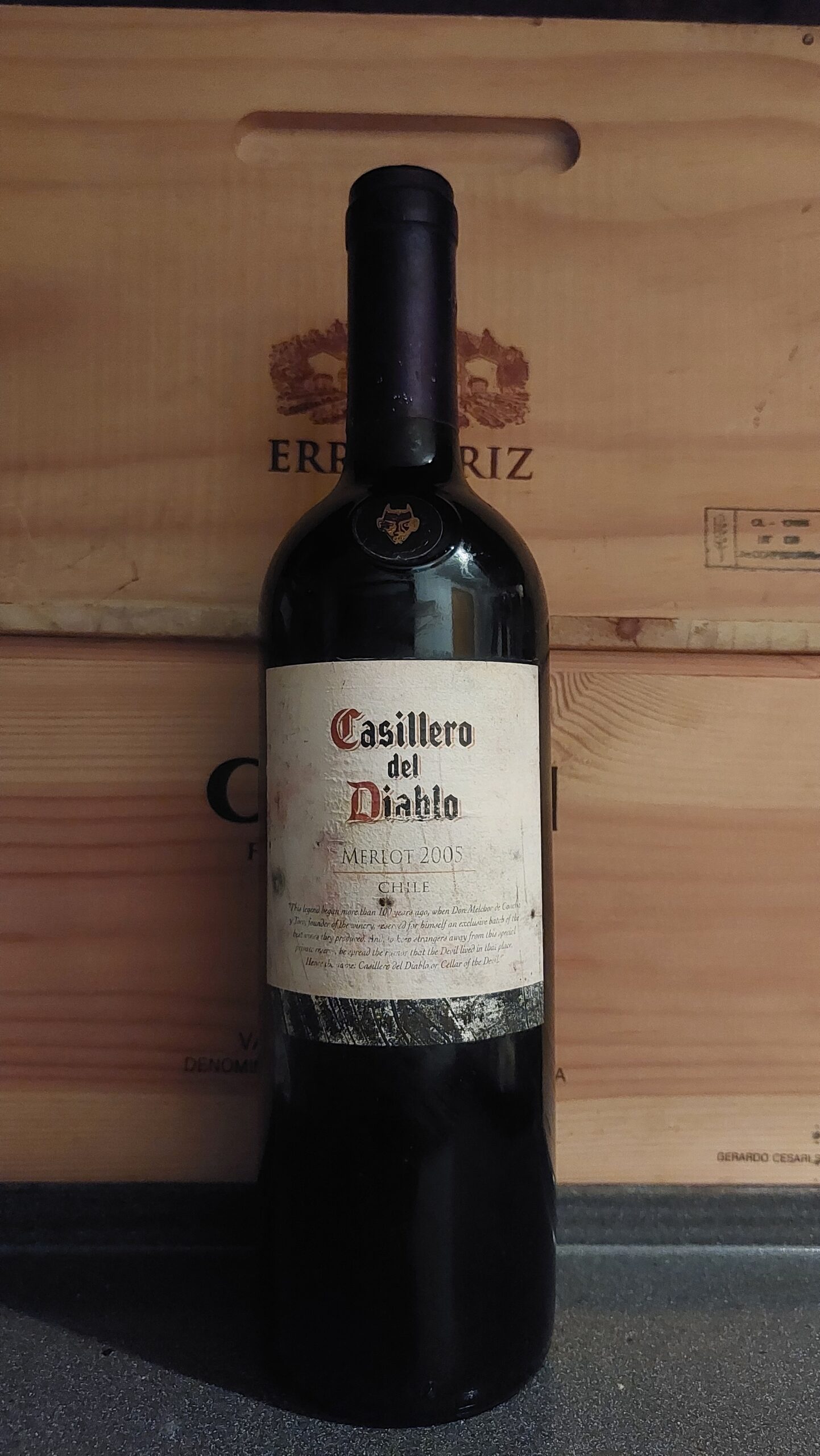Casillero del Diablo 2005 - Chile - Merlot investiční alkohol na prodej ...