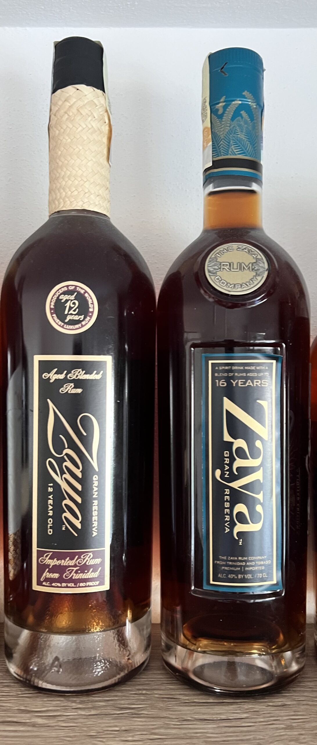 Zaya rum - 2 láhve investiční alkohol na prodej - Alkobazar.cz