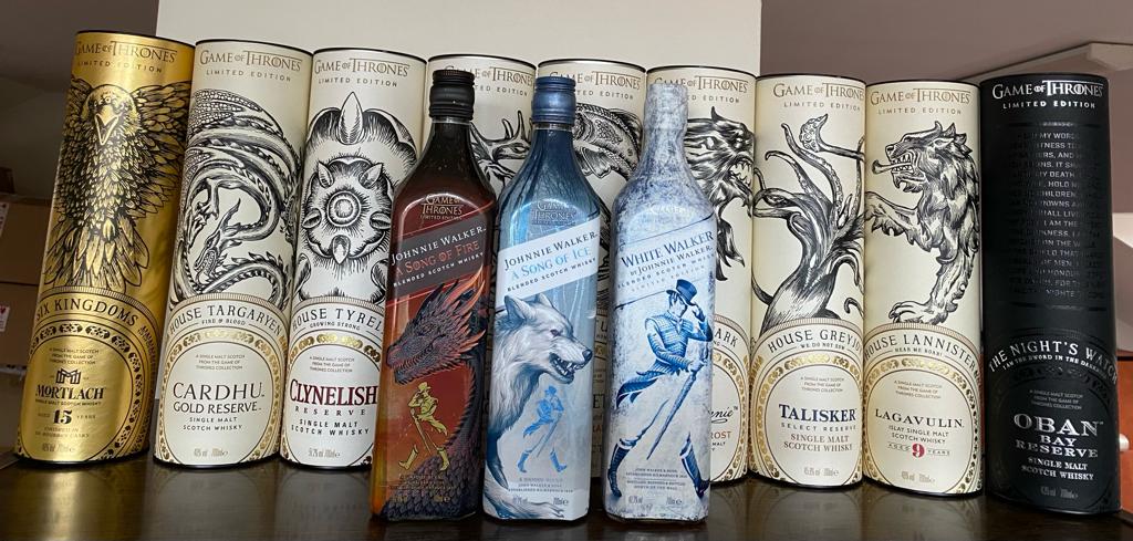 Game Of Thrones Single Malt Whisky Collection investiční alkohol na ...