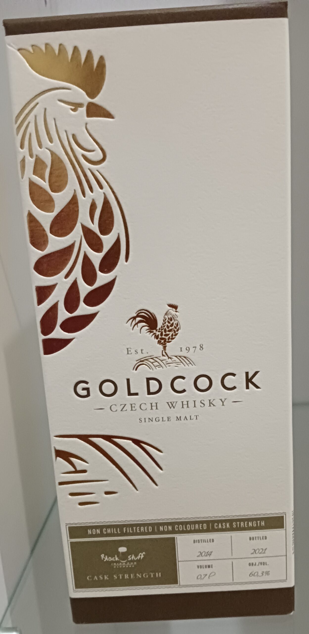 whisky Gold Cock investiční alkohol na prodej - Alkobazar.cz