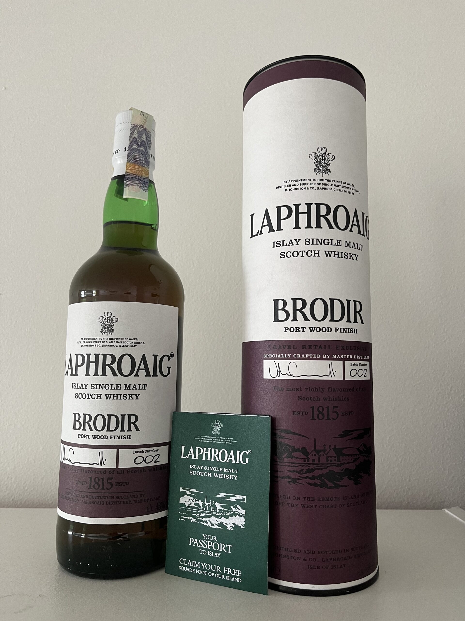 Whisky Laphroaig Brodir batch 002 investiční alkohol na prodej ...