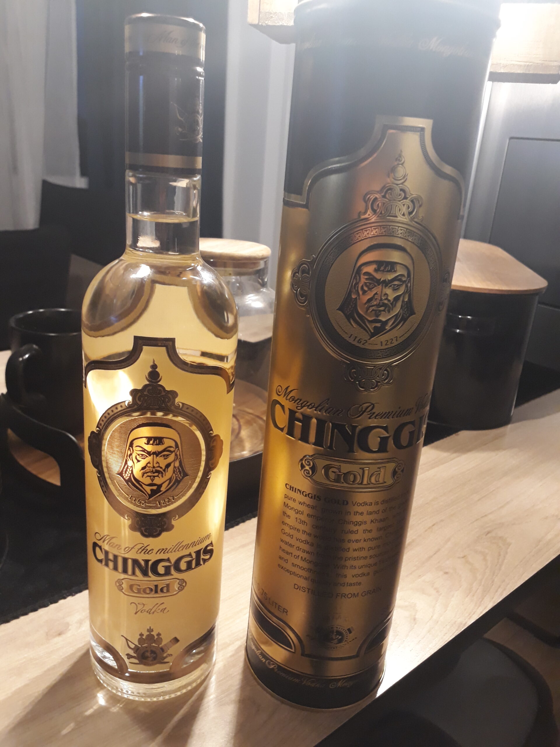Chinggis vodka gold 0,75 investiční alkohol na prodej - Alkobazar.cz